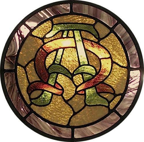 Alpha Omega Stained Glass Window